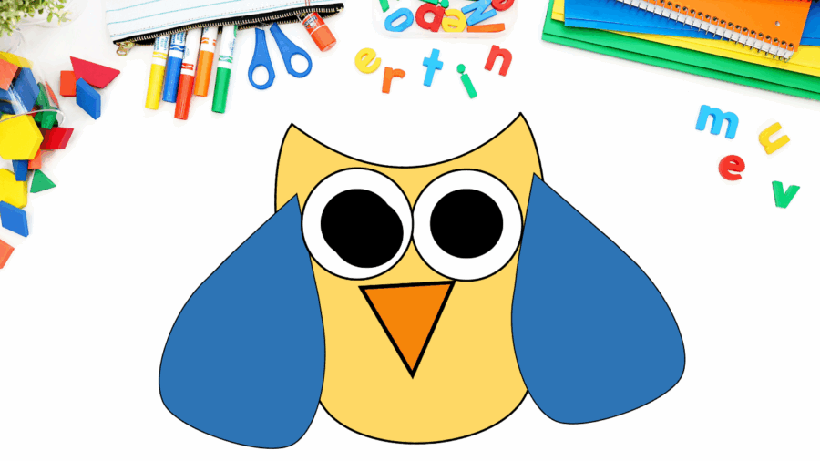 Free Owl Craft Template for the Cutest Kindergarten Bulletin Board Ever ...