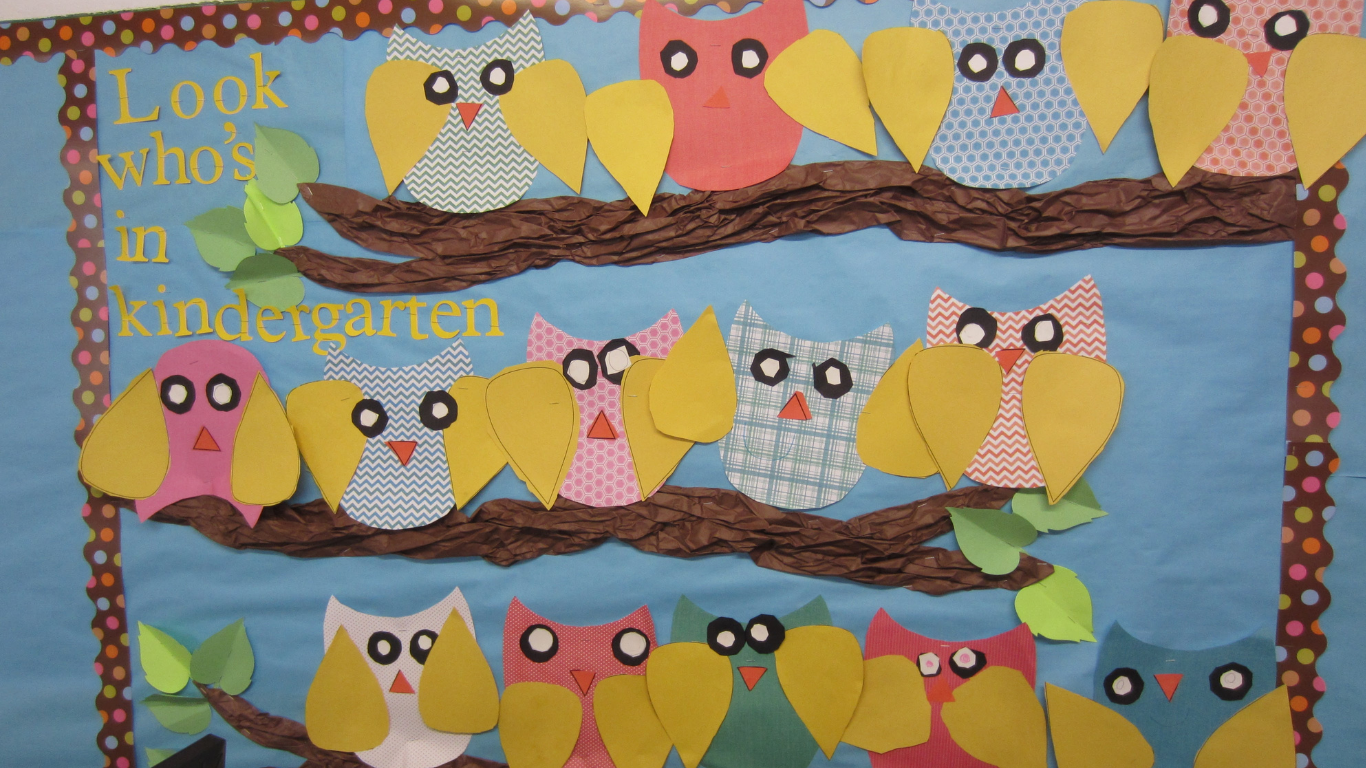 Free Owl Craft Template for the Cutest Kindergarten Bulletin Board Ever ...