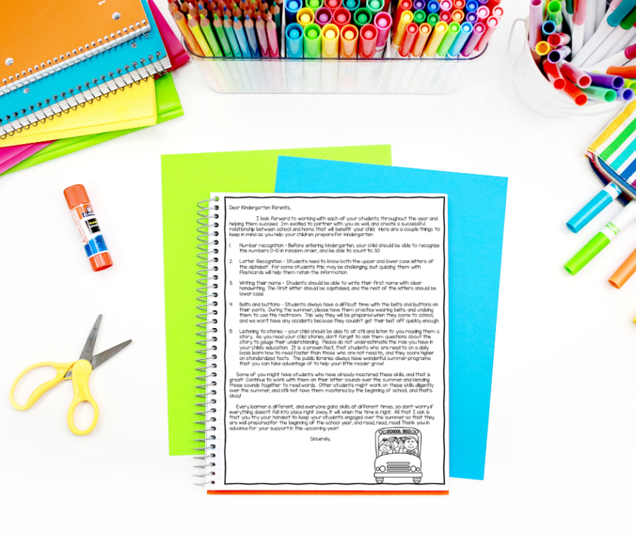 Letter to Next Year's Parents - Mrs. B’s Beehive