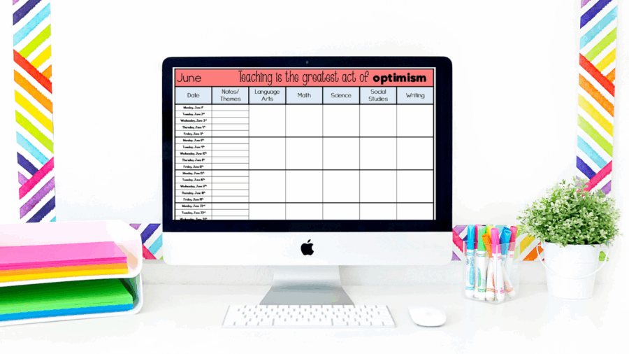How to Make a Yearly Curriculum Plan - Mrs. B’s Beehive
