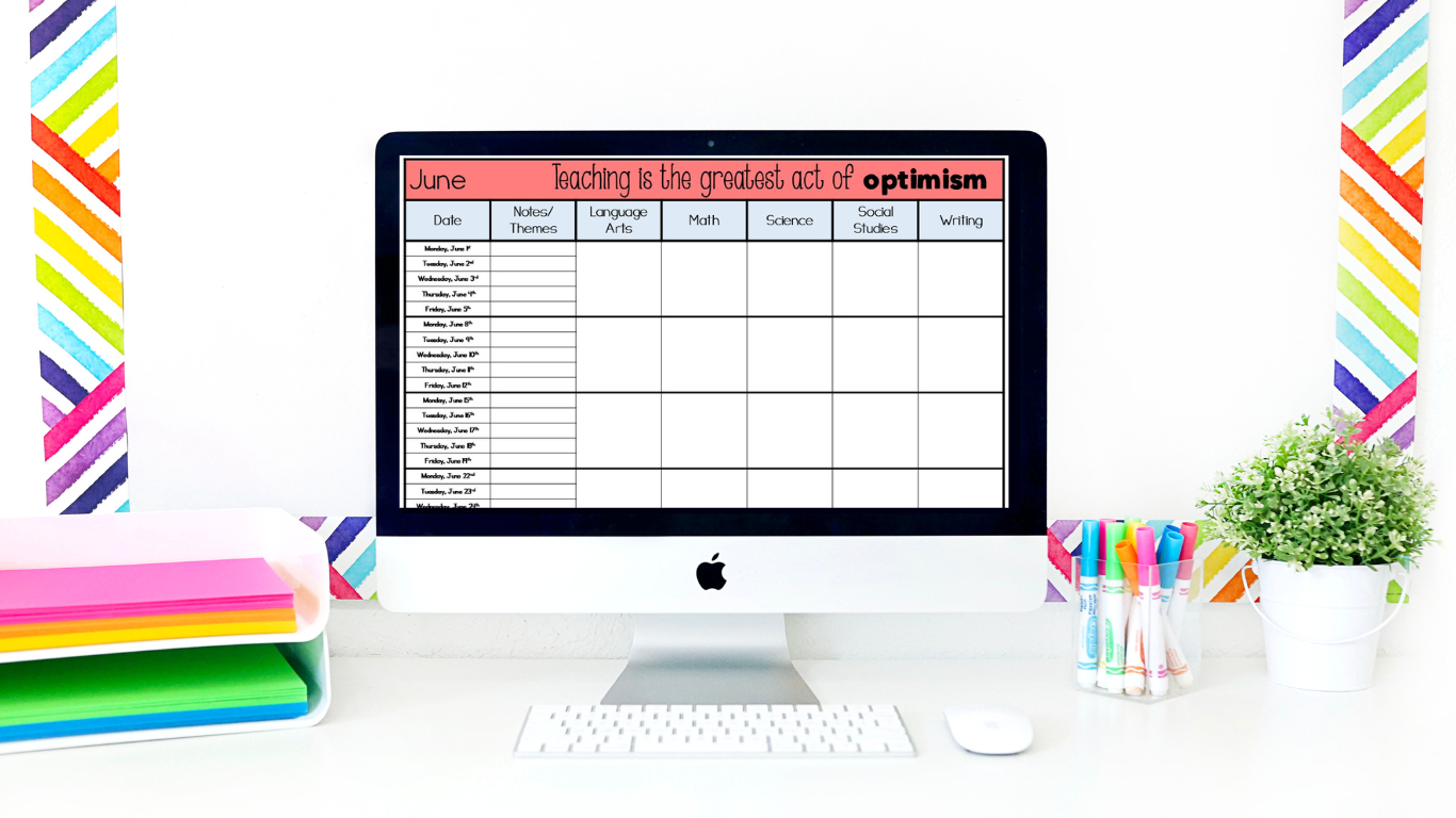 How to Make a Yearly Curriculum Plan - Mrs. B’s Beehive