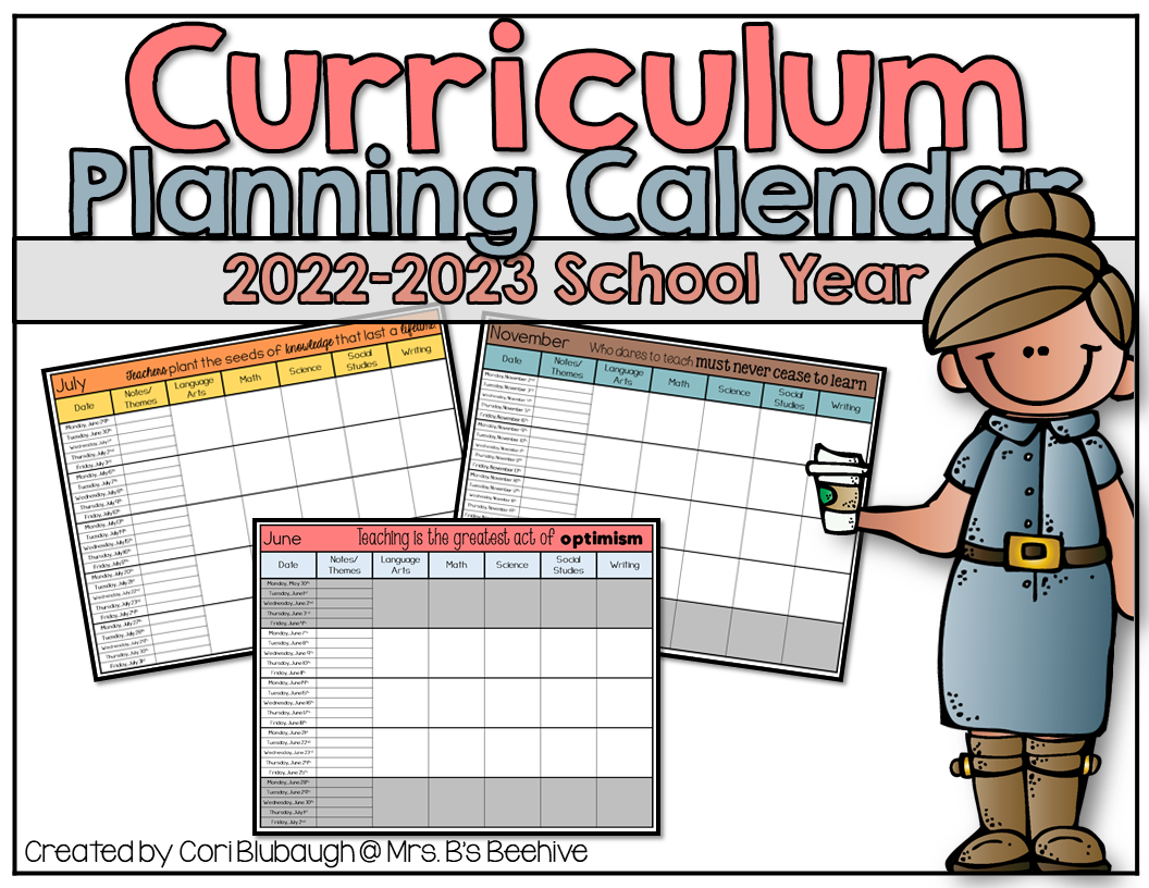 How to Make a Yearly Curriculum Plan - Mrs. B’s Beehive