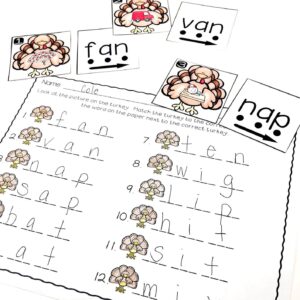 CVC Turkey Freebie - Mrs. B’s Beehive