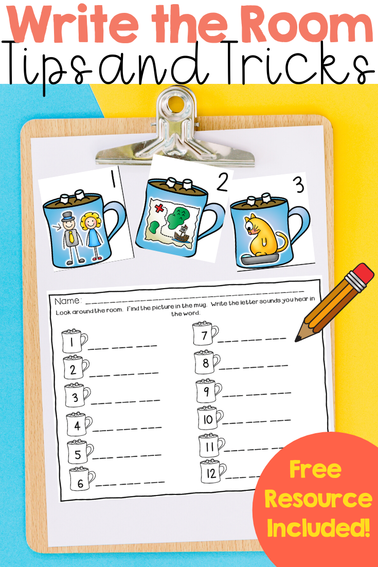 Write the Room - Tips to Making this Center a Success! - Mrs. B’s Beehive