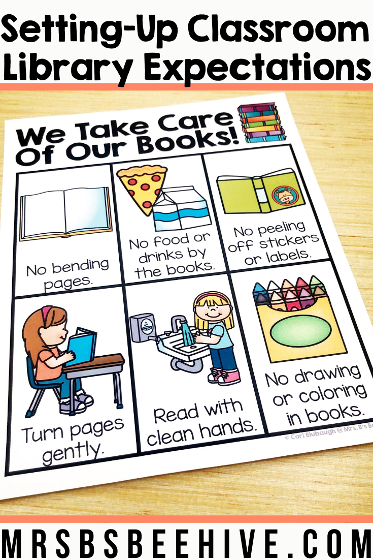 How To Set-Up Classroom Library Expectations - Mrs. B’s Beehive