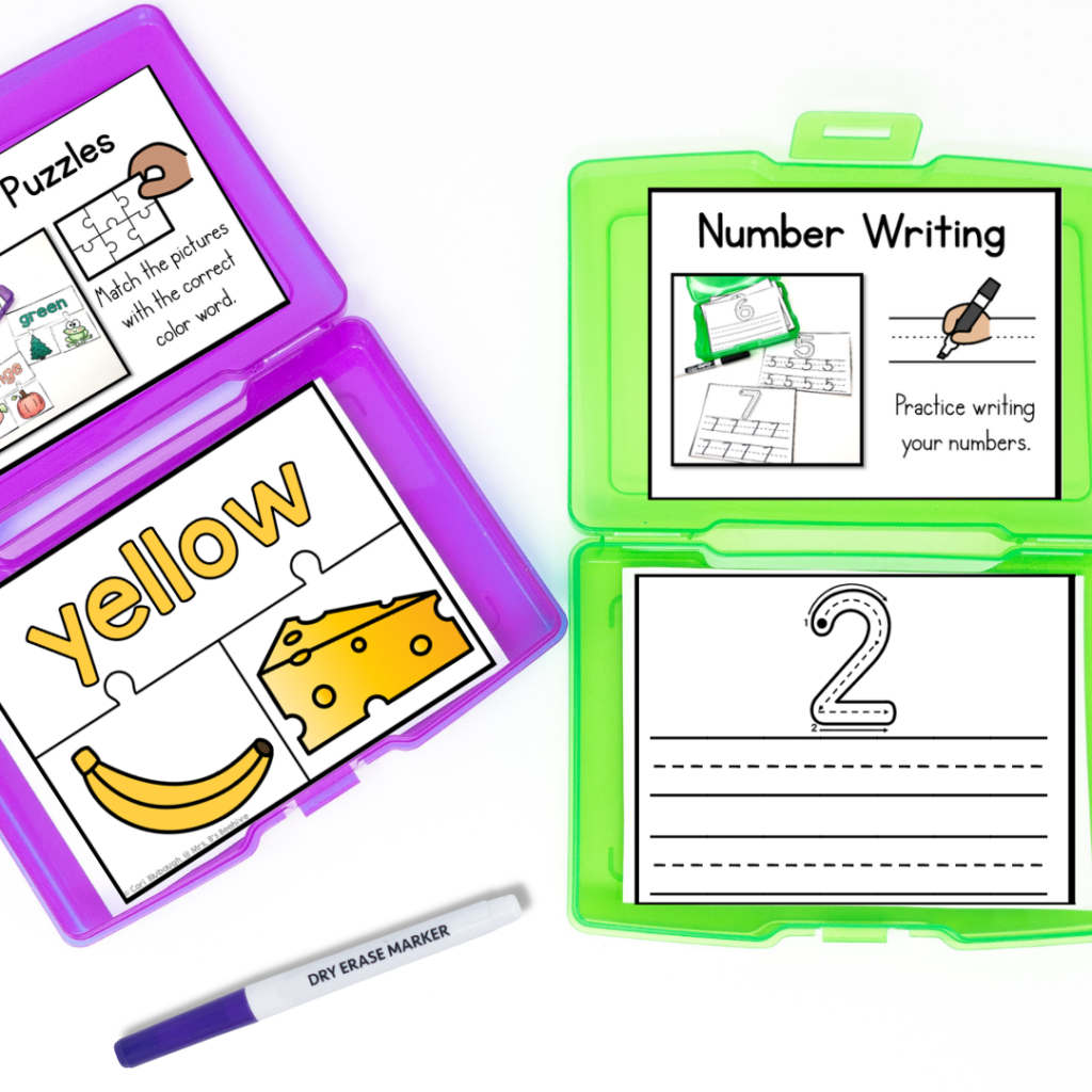 August and September Kindergarten Early Finisher Task Cards - Mrs. B’s ...