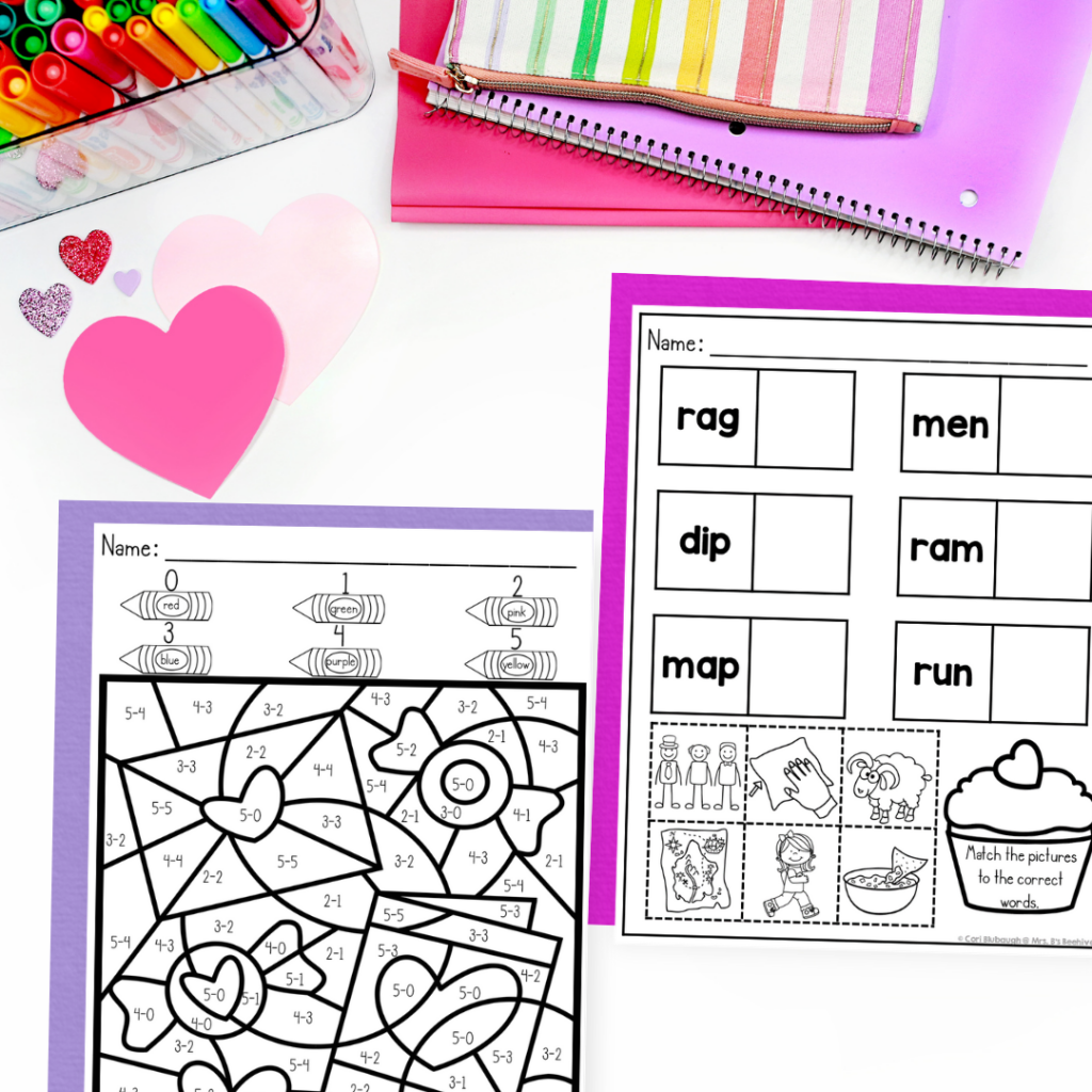 Kindergarten Early Finisher Worksheets Bundle - Mrs. B’s Beehive
