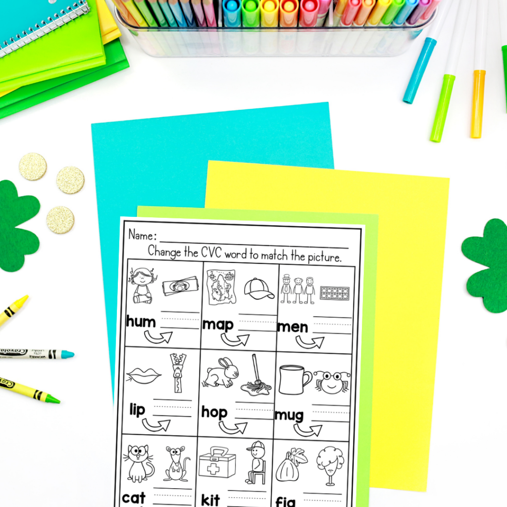 March Kindergarten Early Finisher Worksheets - Mrs. B’s Beehive