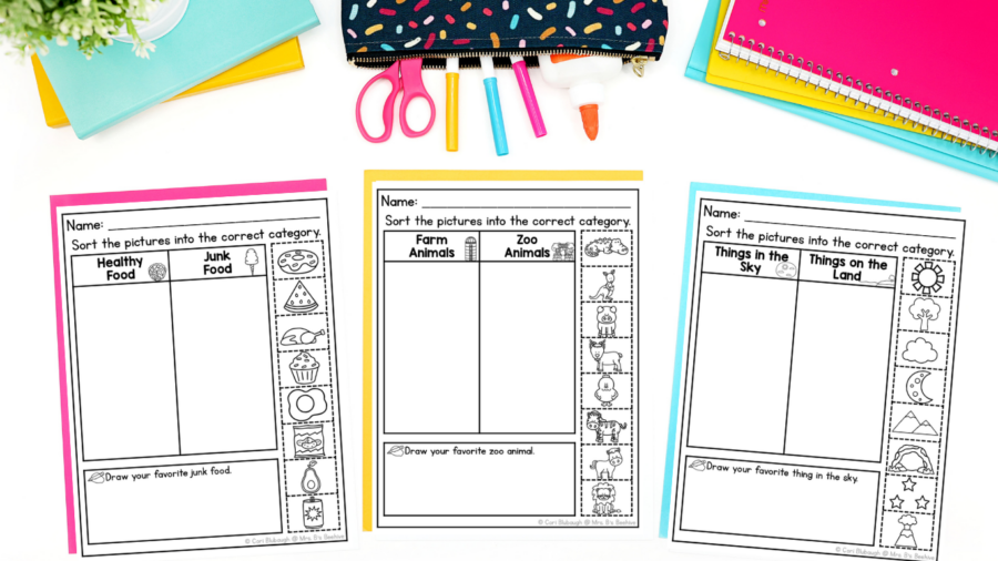 The Importance of Sorting Activities in Kindergarten - Mrs. B’s Beehive