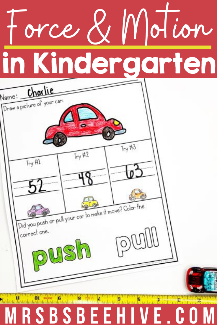 Easy and Engaging Ways to Teach Force and Motion in Kindergarten - Mrs ...