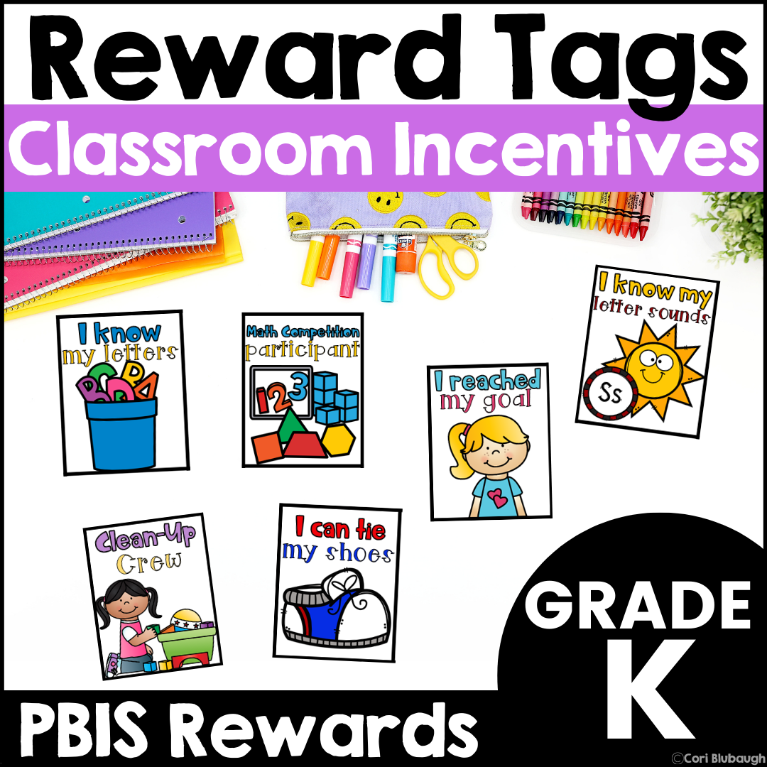 Reward Tags for Kindergarten (PBIS) - Mrs. B’s Beehive
