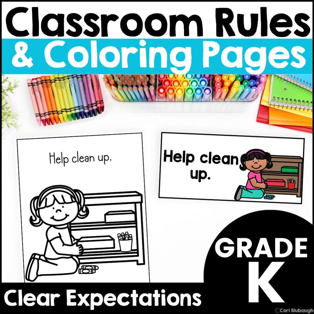Classroom Rules and Expectations Posters and Coloring Pages - Mrs. B’s ...