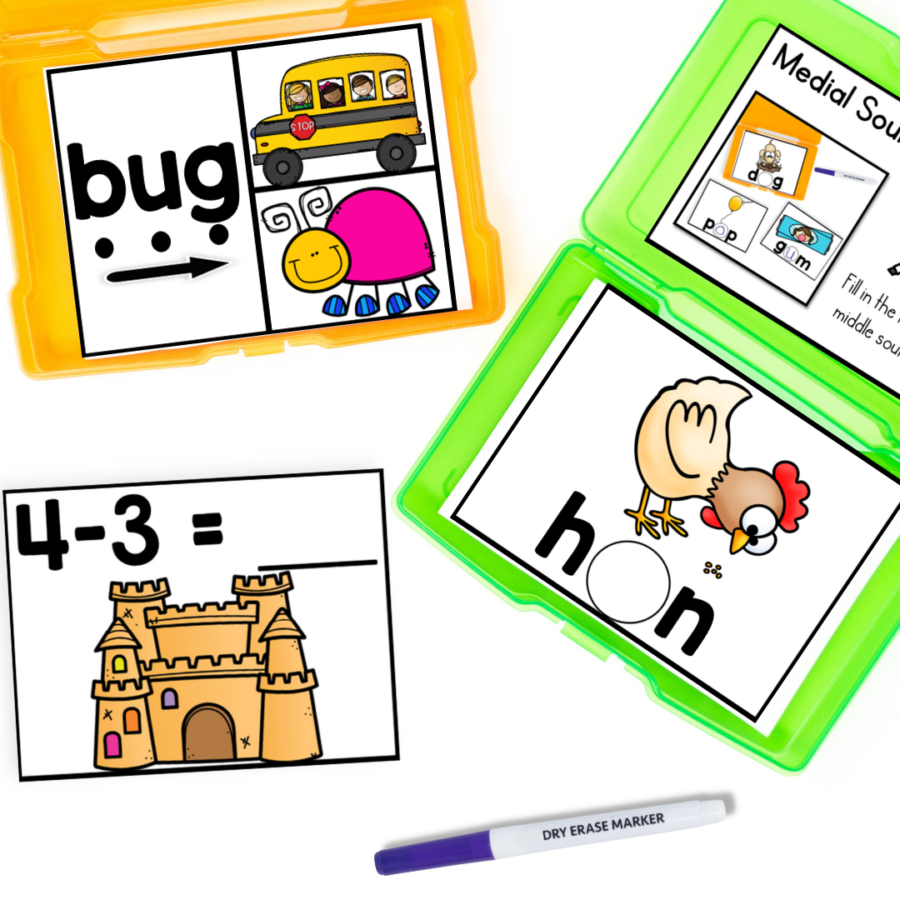 Pre-K Early Finisher Task Cards - Year Long Bundle - Mrs. B’s Beehive