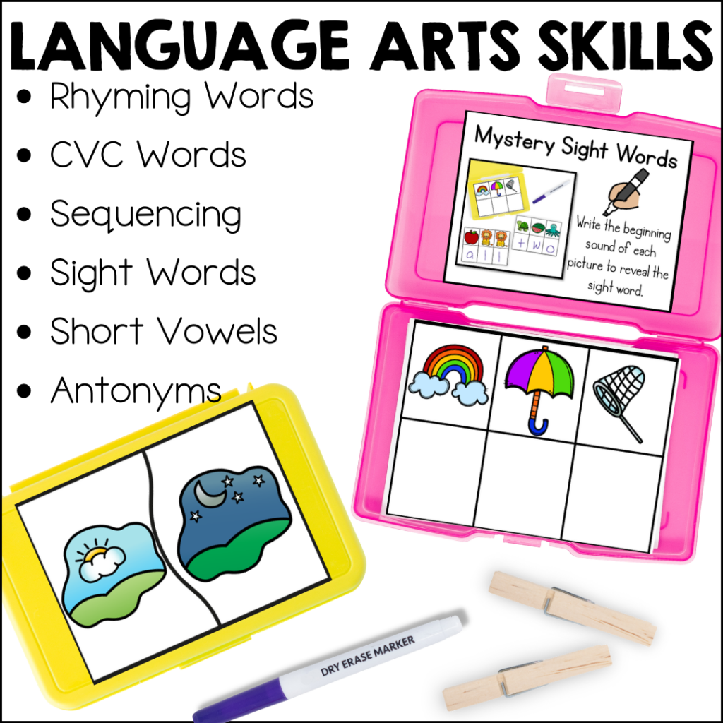 April Pre-K Early Finisher Task Cards - Mrs. B’s Beehive