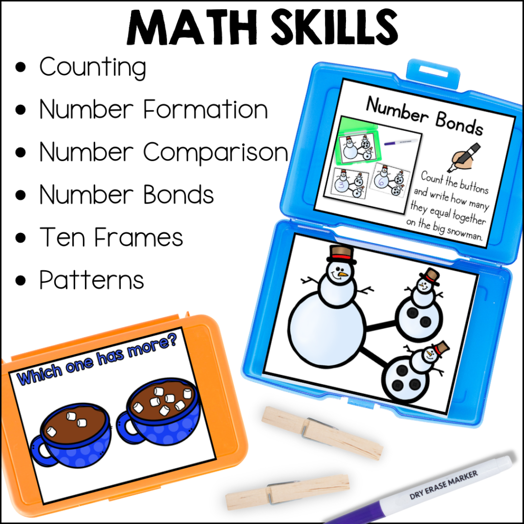 January Pre-K Early Finisher Task Cards - Mrs. B’s Beehive