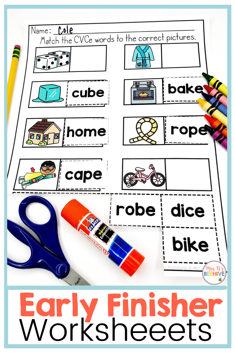 January 1st Grade Early Finisher Worksheets - Mrs. B’s Beehive