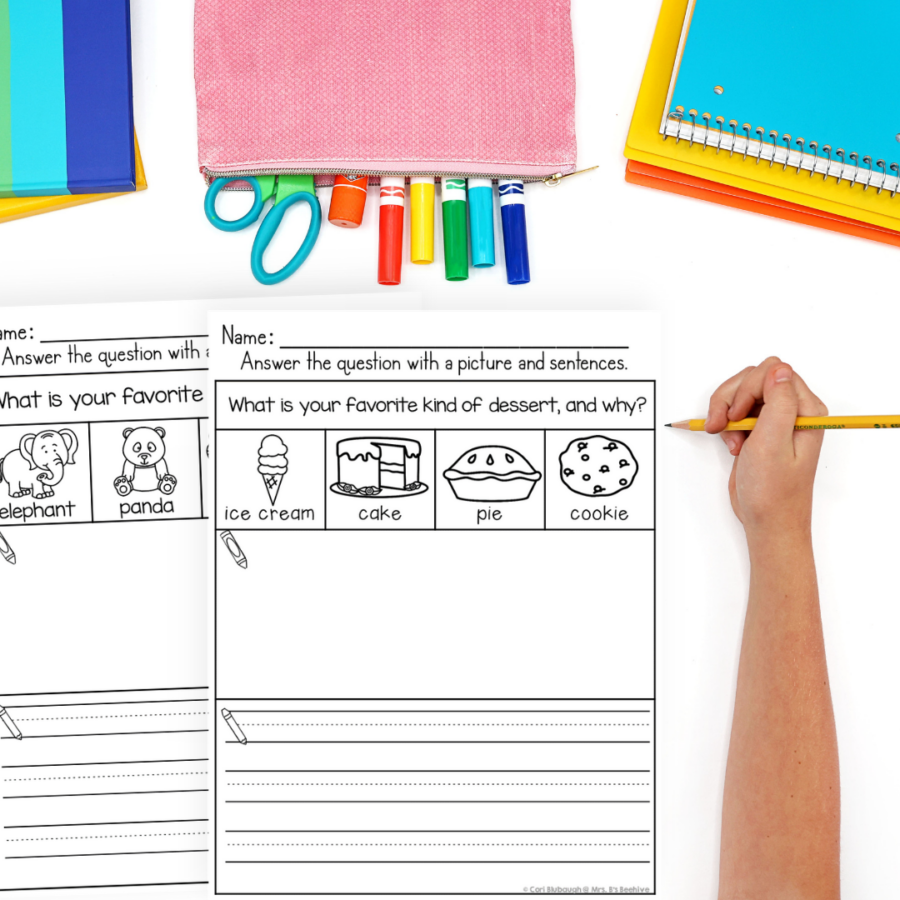 Kindergarten Writing Worksheets - Beginning Writing Practice - Mrs. B’s ...