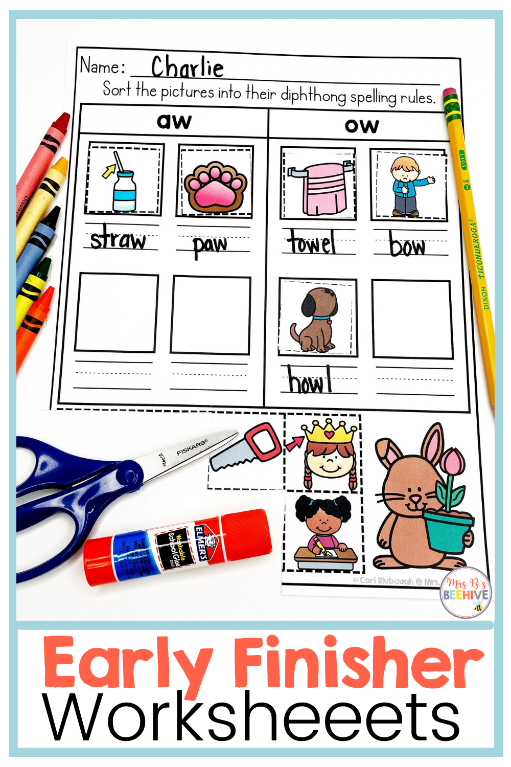 April 2nd Grade Early Finisher Worksheets - Mrs. B’s Beehive