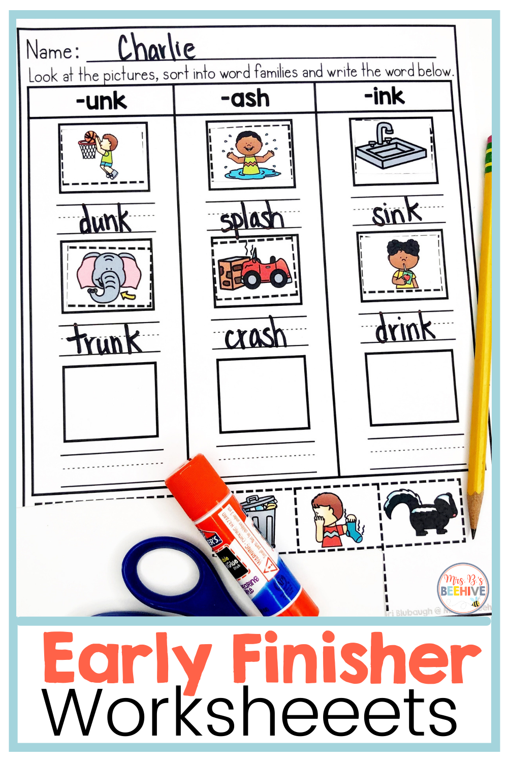 December 2nd Grade Early Finisher Worksheets - Mrs. B’s Beehive