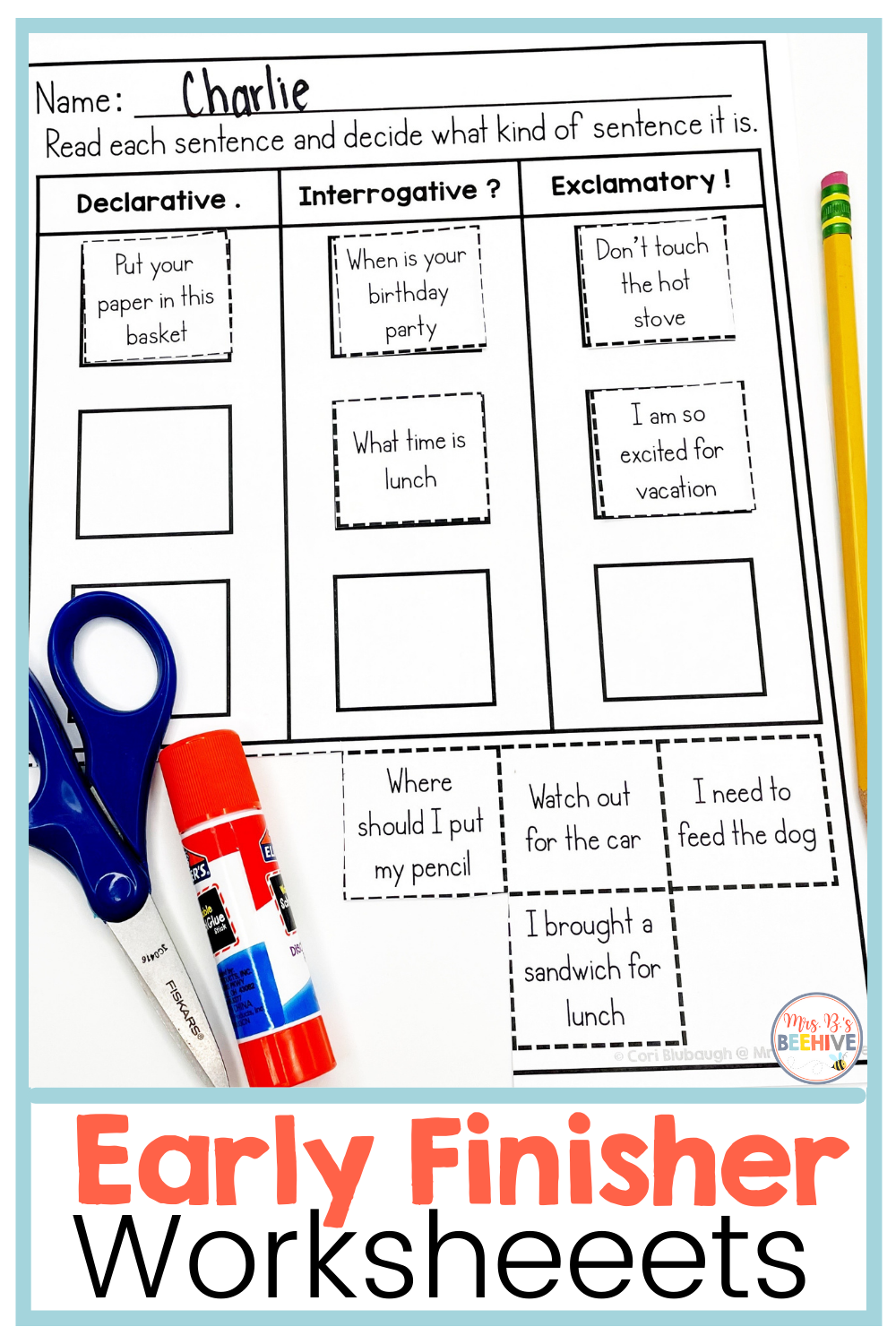March 2nd Grade Early Finisher Worksheets - Mrs. B’s Beehive