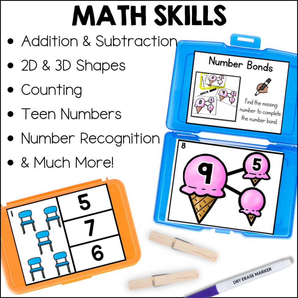 Kindergarten Early Finisher Task Cards Bundle - Mrs. B’s Beehive