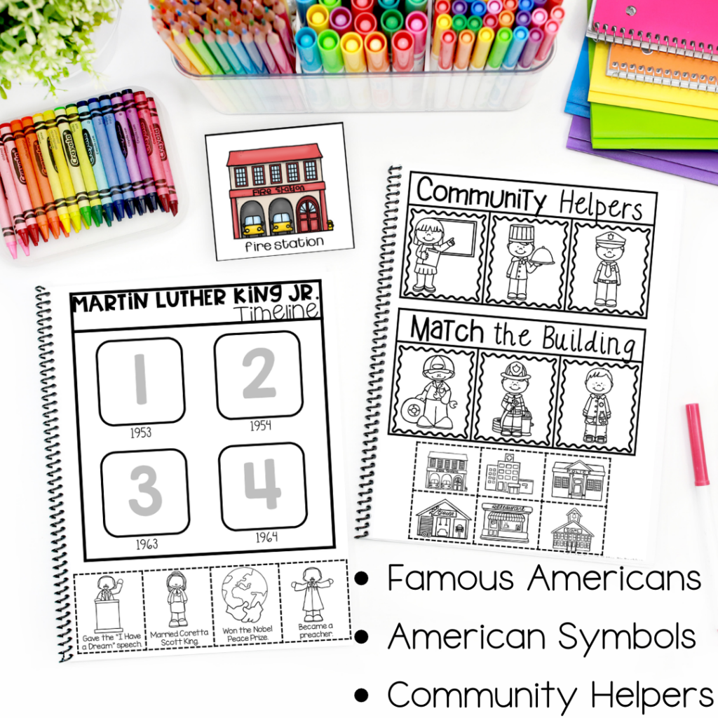 Kindergarten Social Studies Interactive Notebook - Mrs. B’s Beehive