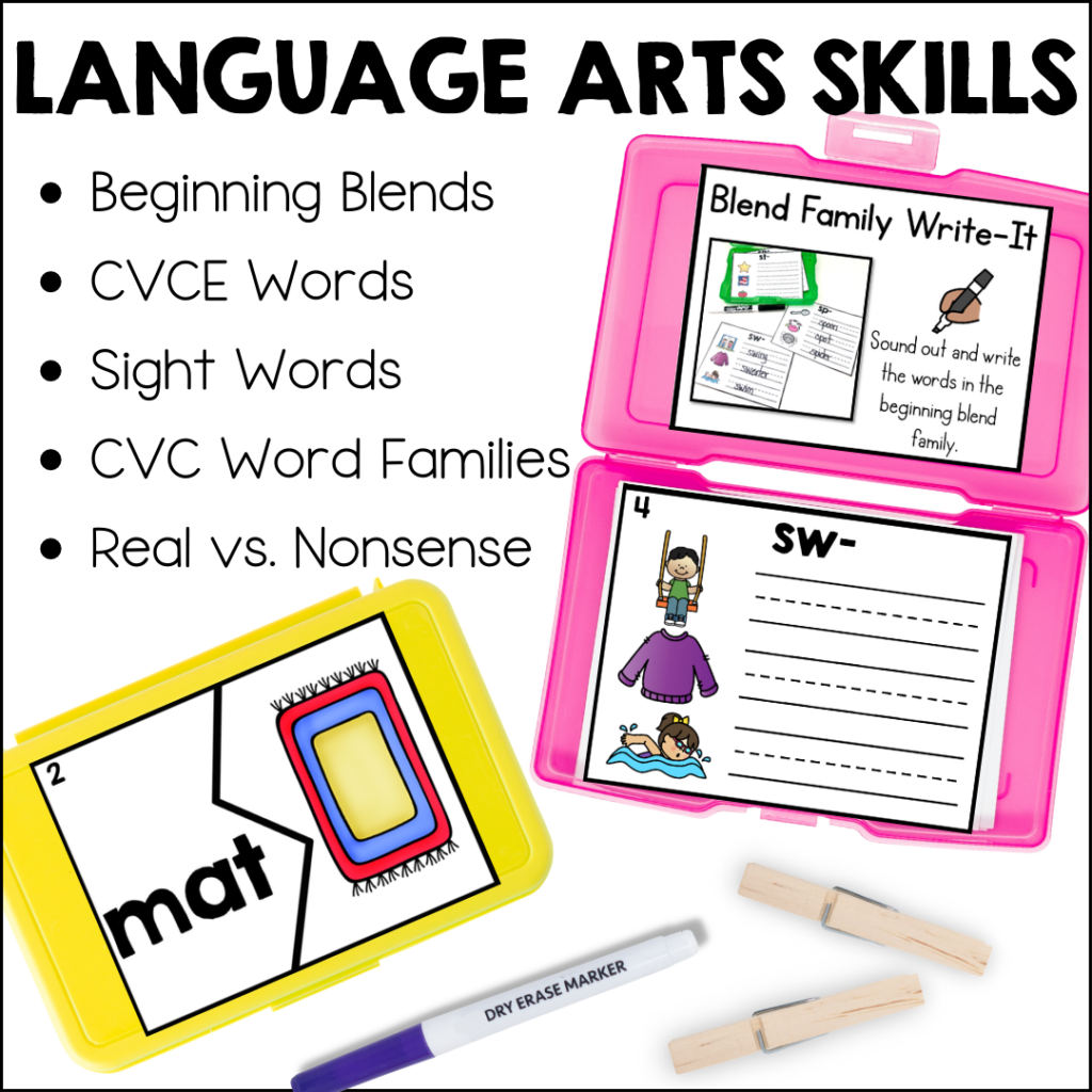April Kindergarten Early Finisher Task Cards - Mrs. B’s Beehive