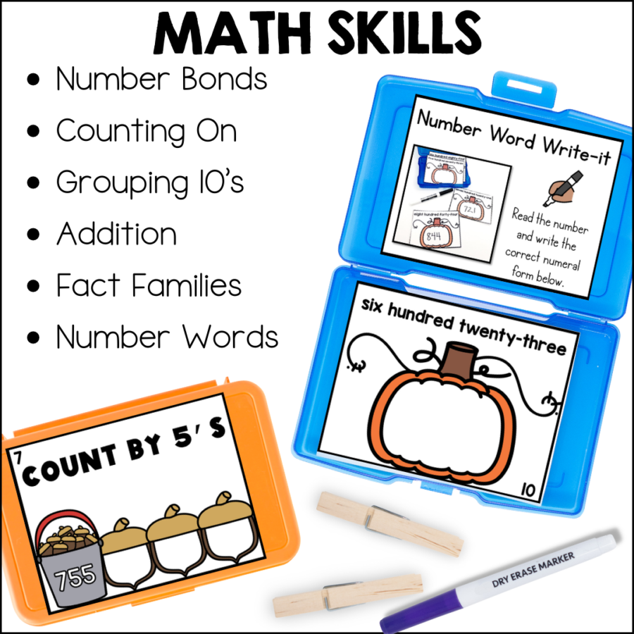 November 2nd Grade Early Finisher Task Cards - Mrs. B’s Beehive