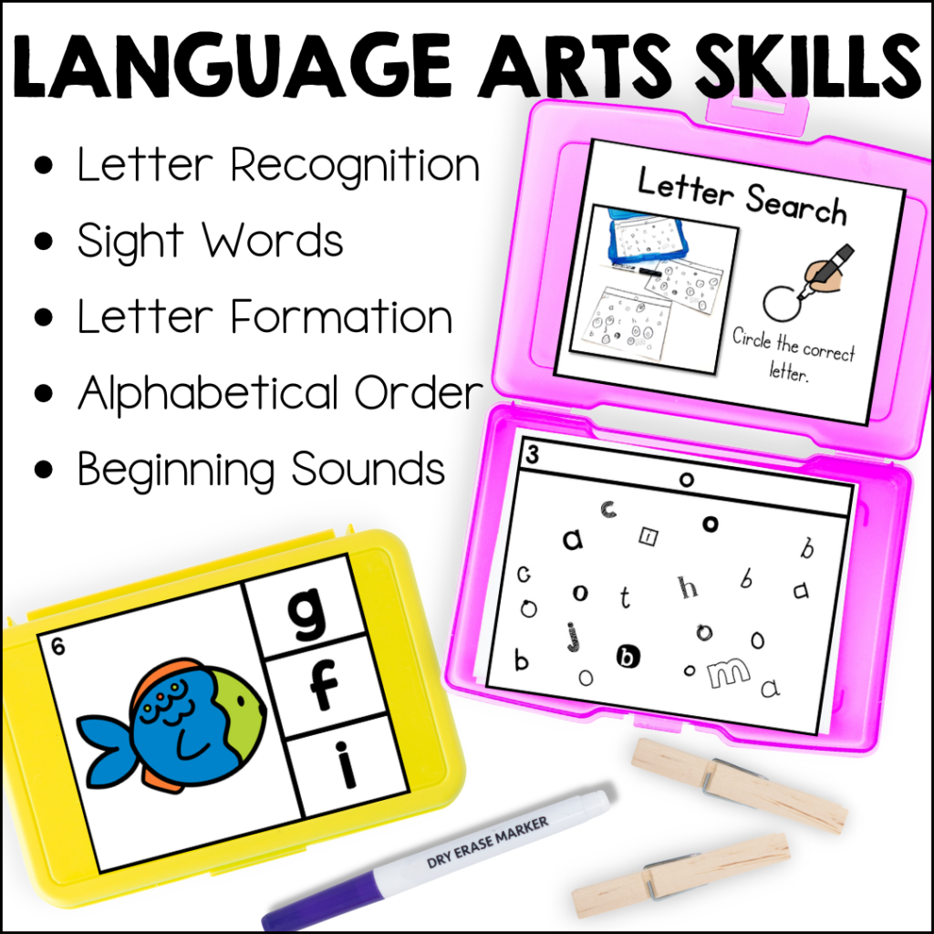 October Kindergarten Early Finisher Task Cards - Mrs. B’s Beehive