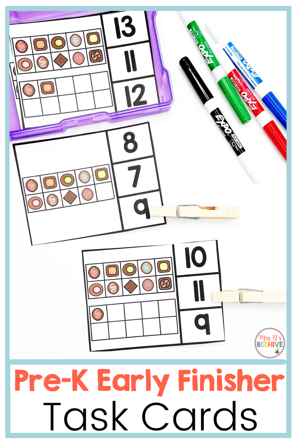 February Pre-K Early Finisher Task Cards - Mrs. B’s Beehive