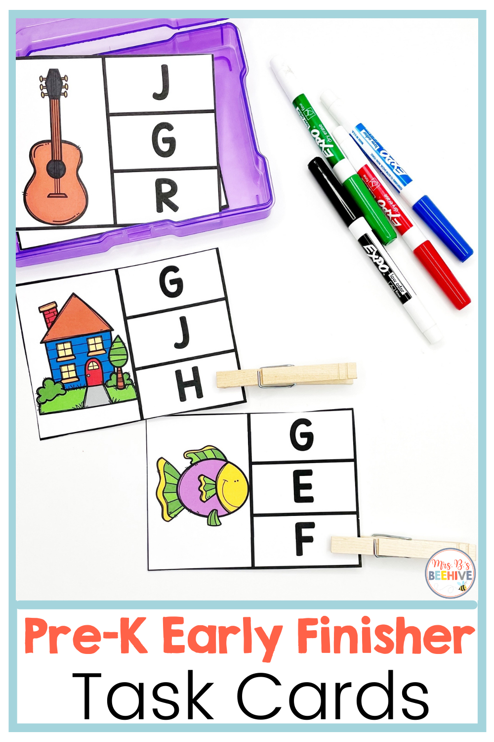 November Pre-K Early Finisher Task Cards - Mrs. B’s Beehive