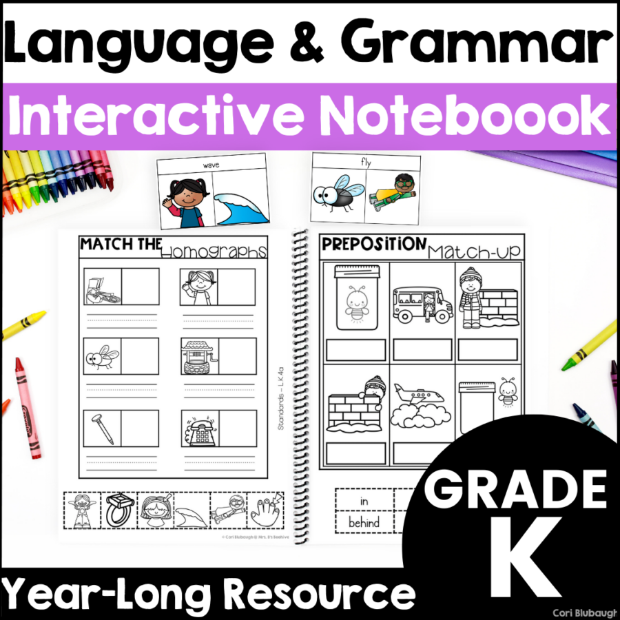 Kindergarten Interactive Notebook Bundle - Mrs. B’s Beehive