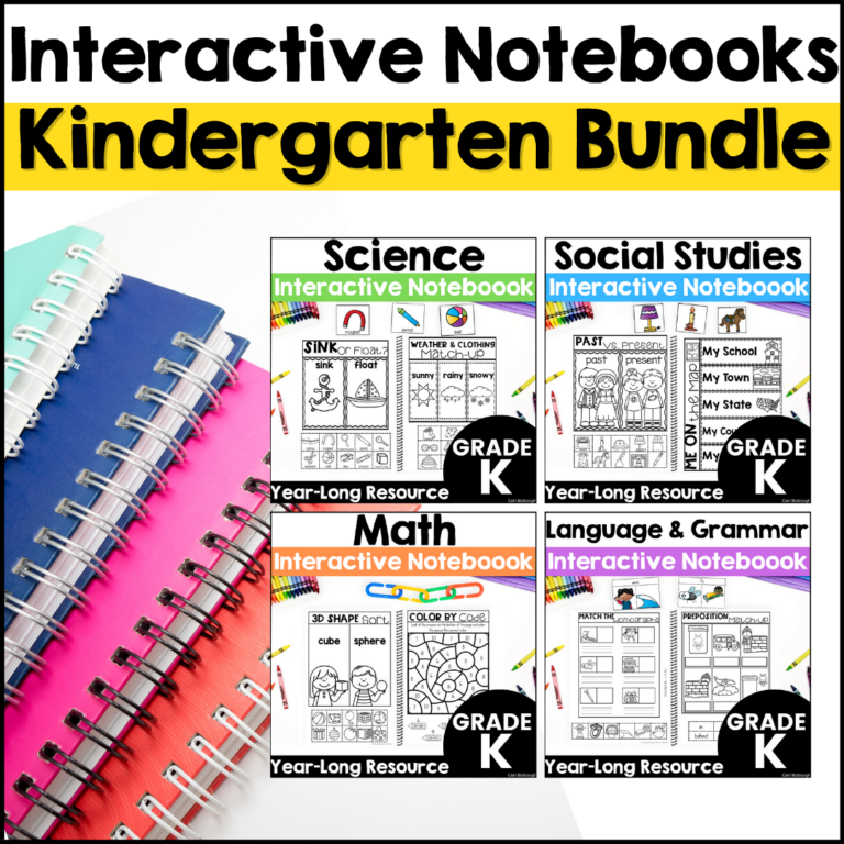 How to Successfully Use a Kindergarten Math Notebook - Mrs. B’s Beehive