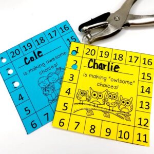 Behavior Punch Cards - Mrs. B’s Beehive