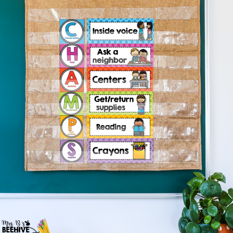 How To Successfully Use CHAMPS Classroom Management System - Mrs. B’s ...
