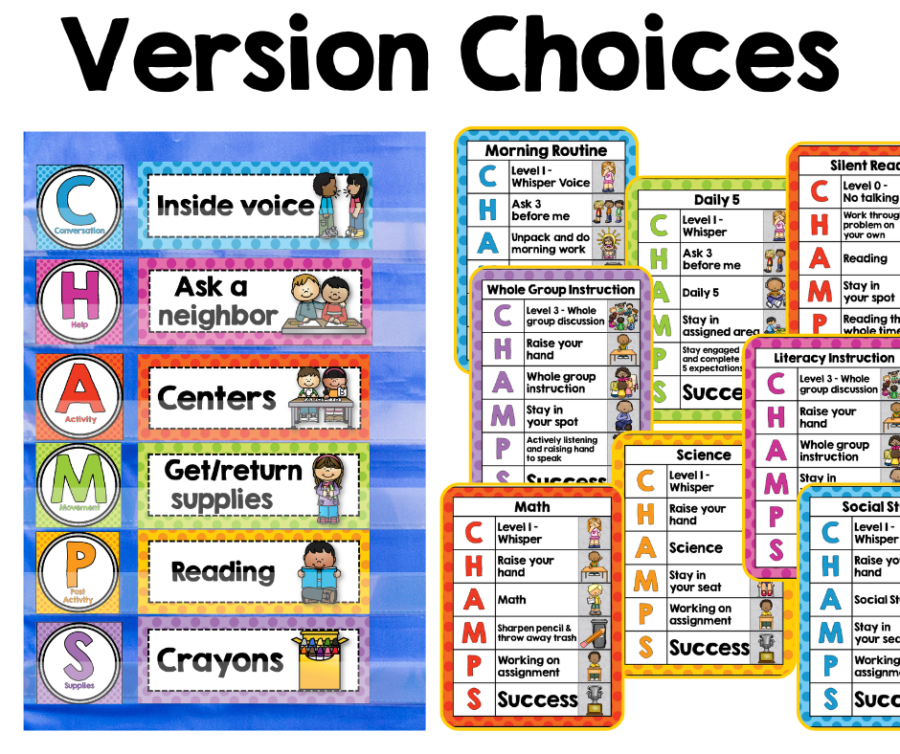 4 Frequently Asked Questions About CHAMPS Behavior Management - Mrs. B ...