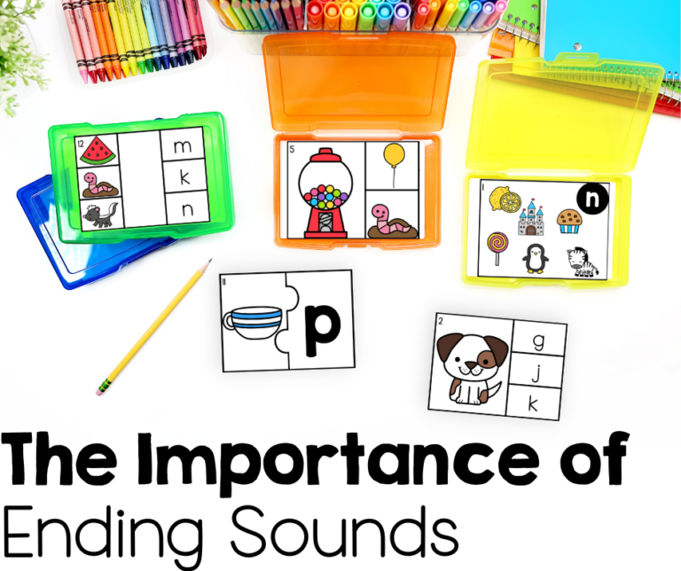 The Significance of Teaching Ending Sounds in Kindergarten - Mrs. B’s ...