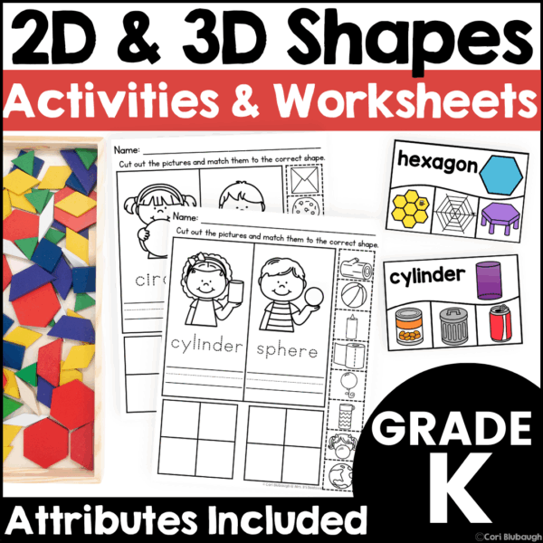 2D and 3D Shapes Worksheets - Mrs. B’s Beehive