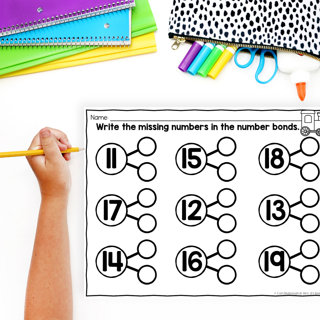 Composing and Decomposing Teen Numbers - Mrs. B’s Beehive
