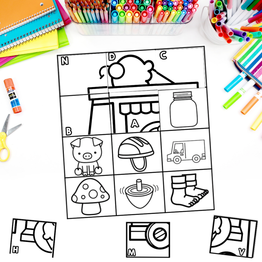 Beginning Sounds Worksheet Bundle - Mrs. B’s Beehive