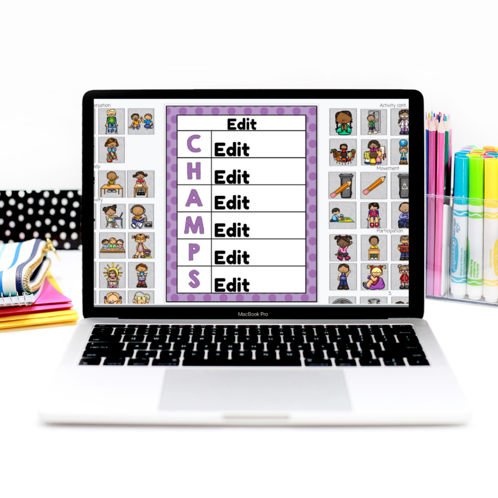 CHAMPS Posters and Editable Signs Bundle - Mrs. B’s Beehive