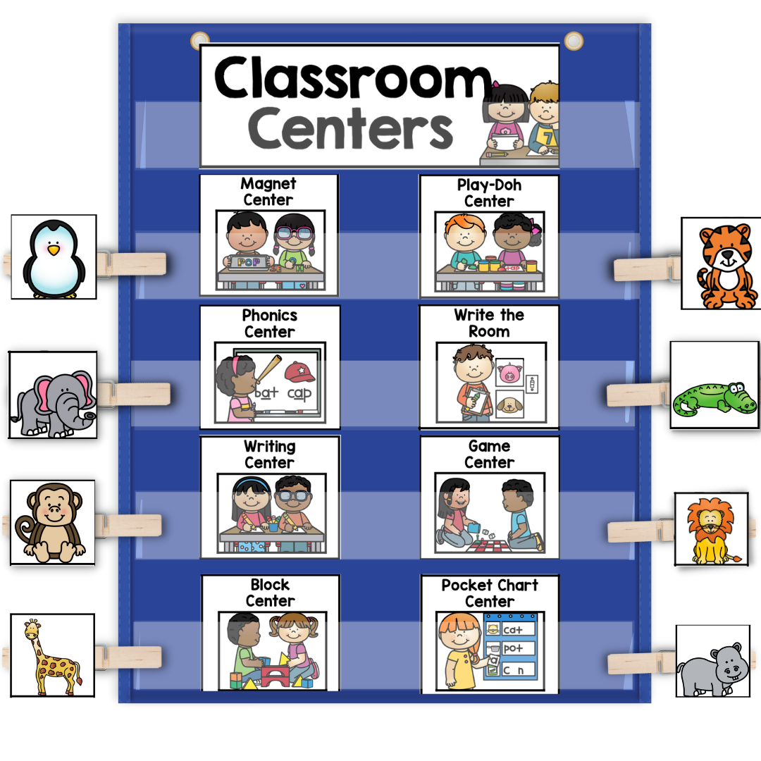 Classroom Center Labels for Kindergarten - Mrs. B’s Beehive