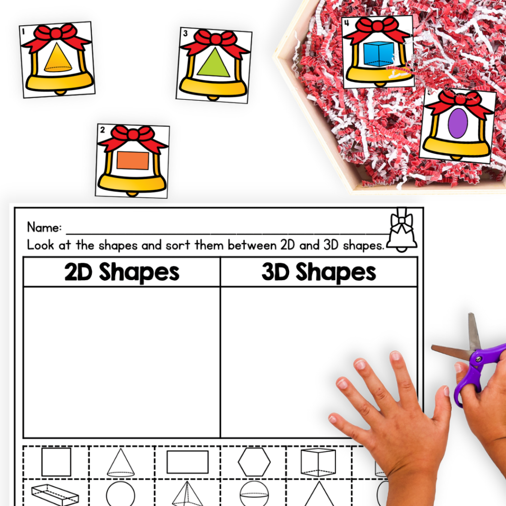 Christmas Math Activities Fine Motor Sensory Bin Centers - Mrs. B’s Beehive