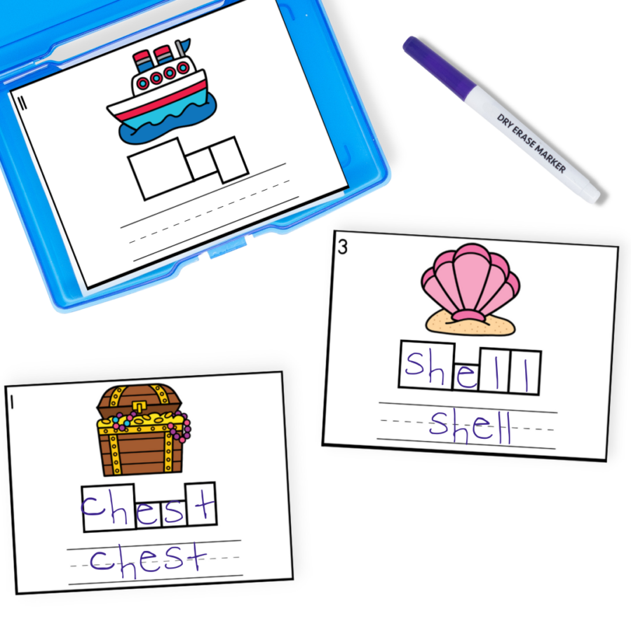 Beginning Digraph Task Cards - Mrs. B’s Beehive