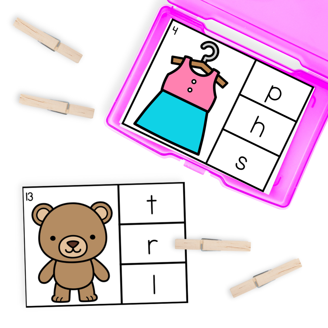Ending Sounds Task Cards - Mrs. B’s Beehive