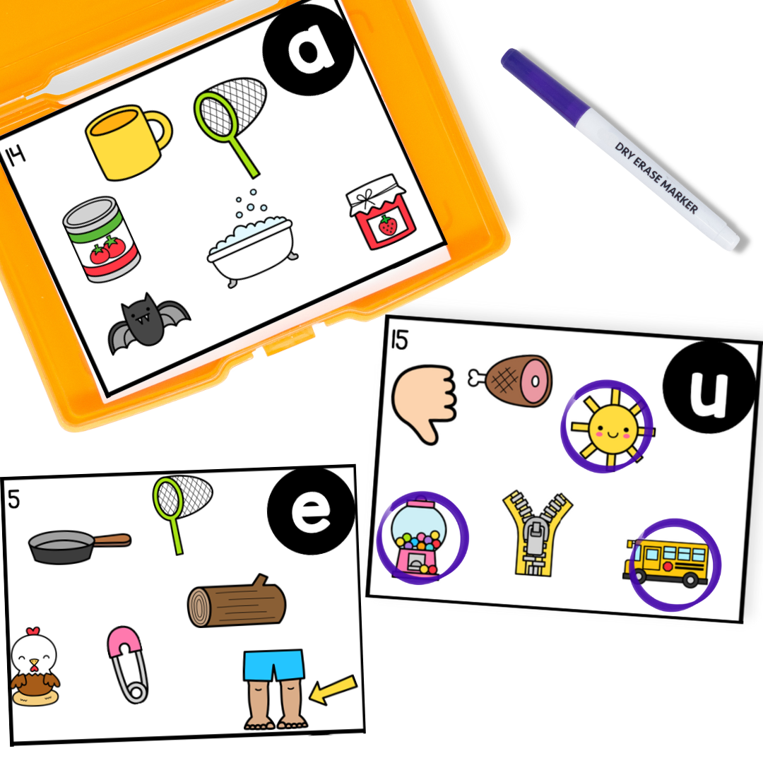 Short Vowel Task Cards - Mrs. B’s Beehive