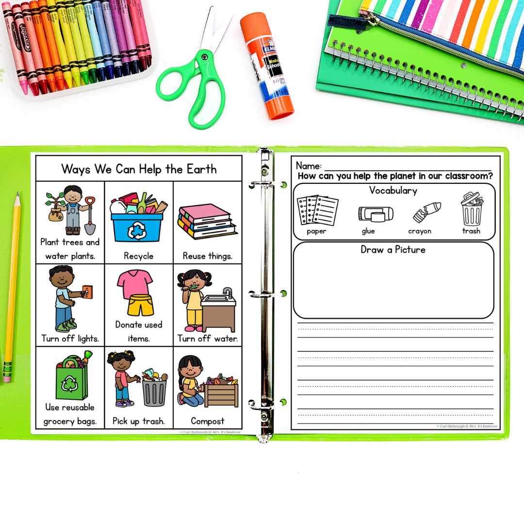 Earth Day Activities and Worksheets for Kindergarten - Mrs. B’s Beehive