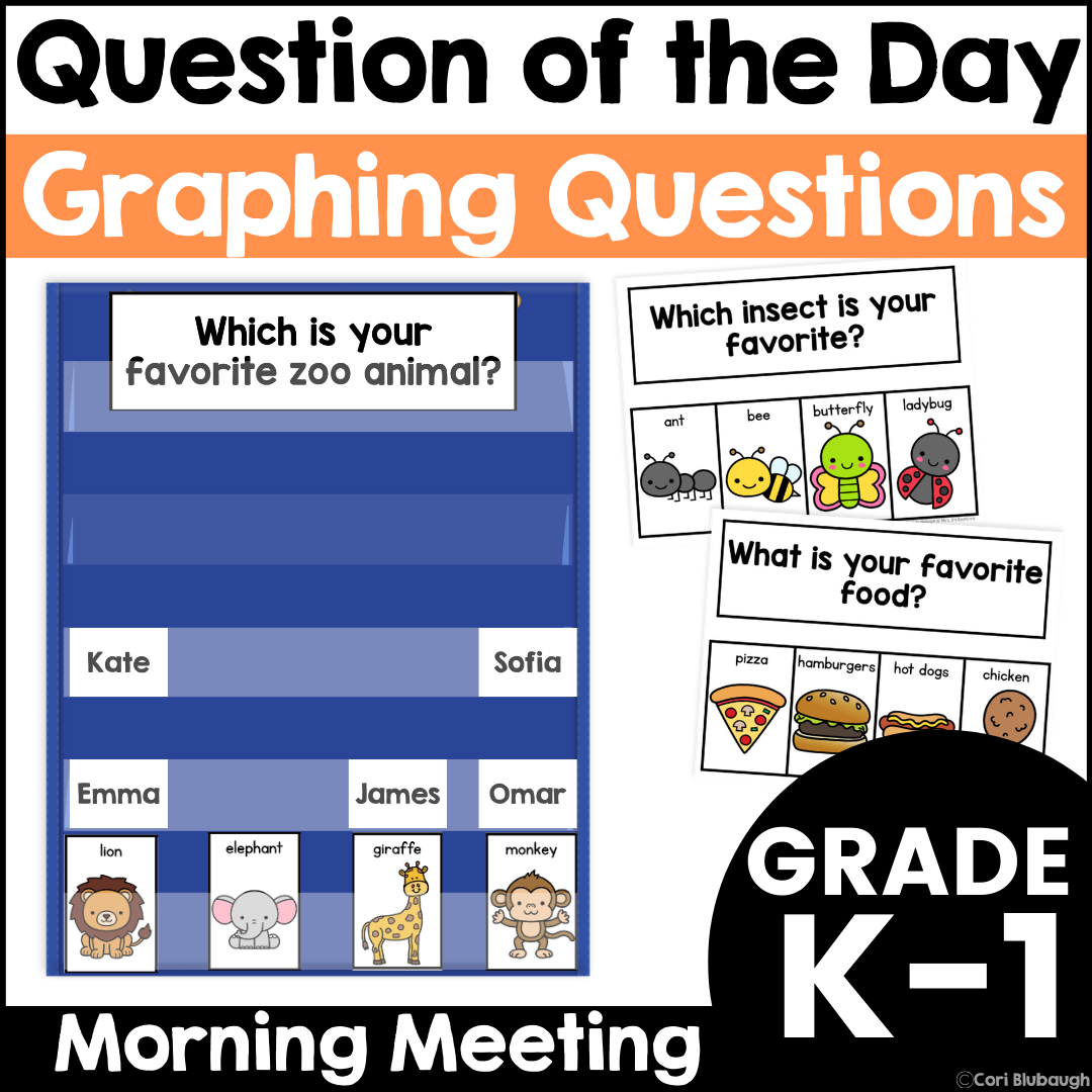 Question of the Day Whole Class Graphing - Mrs. B’s Beehive