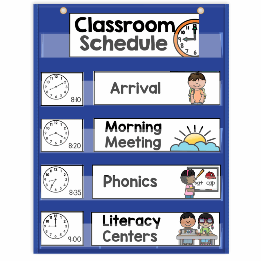 Schedule Cards for Visual Morning Routine - Mrs. B’s Beehive