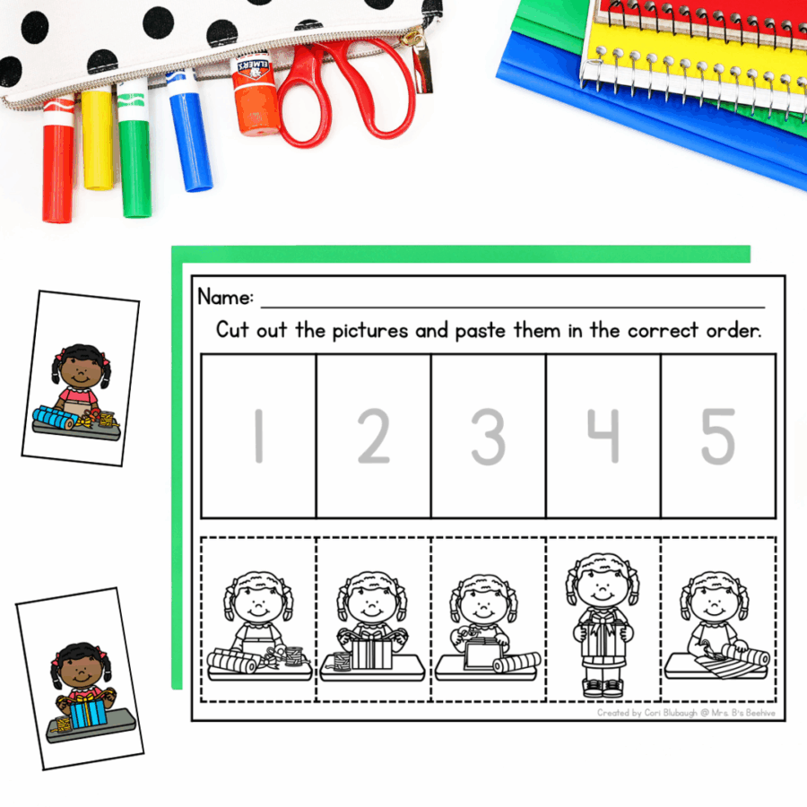 Sequencing Worksheets for Kindergarten - Mrs. B’s Beehive